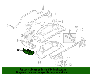 2011-2015 Audi R8 Outer Seal 427-825-354 | OEM Parts Online