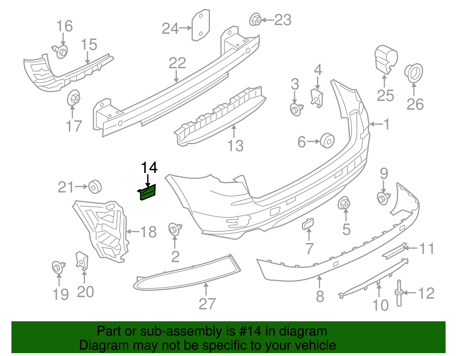 51627213652 - 2011-2017 BMW X3 Deflector Panel (51-62-7-213-652) | BMW ...