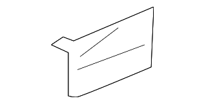 51627213652 - 2011-2017 BMW X3 Deflector Panel (51-62-7-213-652) | BMW ...