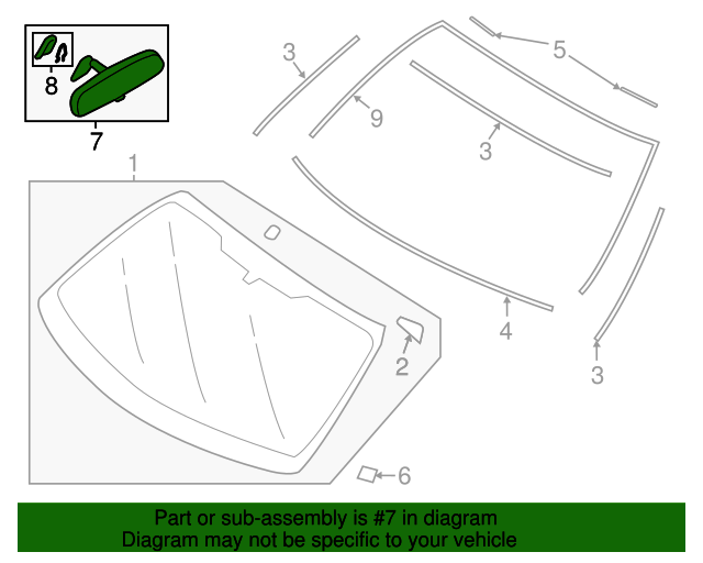 2018-2020 Subaru BRZ Lower Seal 92039CA001 | Subaru Parts Store