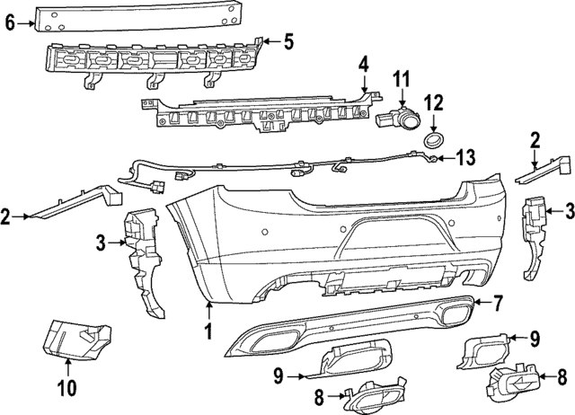 2015-2023 Dodge Charger Impact Bar 68209675AA | Mopar Parts Canada