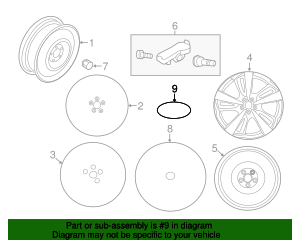 2017-2023 Subaru Center Cap 28821VA011 | Subaru Parts Exchange