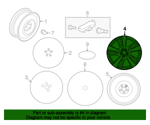 28111FL02A - Wheel Alloy - 2017-2019 Subaru Impreza | World OEM Parts ...