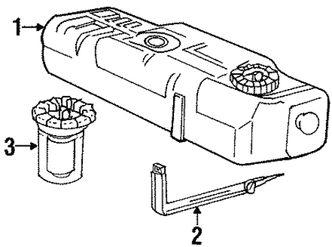 Fuel System Components for 1988 Saab 900 | Saab Parts Counter