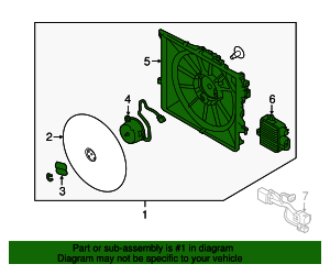 25380-A7000 - Fan Assembly 2014-2017 Kia | Kia.Parts Store