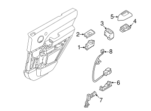 Window Switch - 2013-2022 Land Rover (LR078893) | Land Rover Annapolis ...