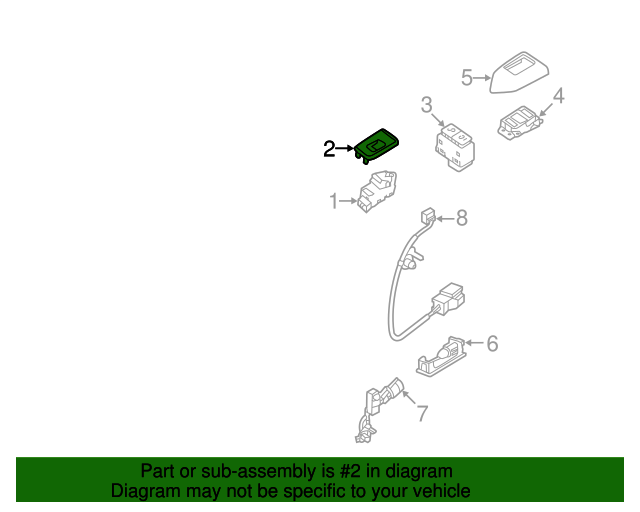 2014-2019 Land Rover Range Rover Sport Switch Bezel LR047065 ...