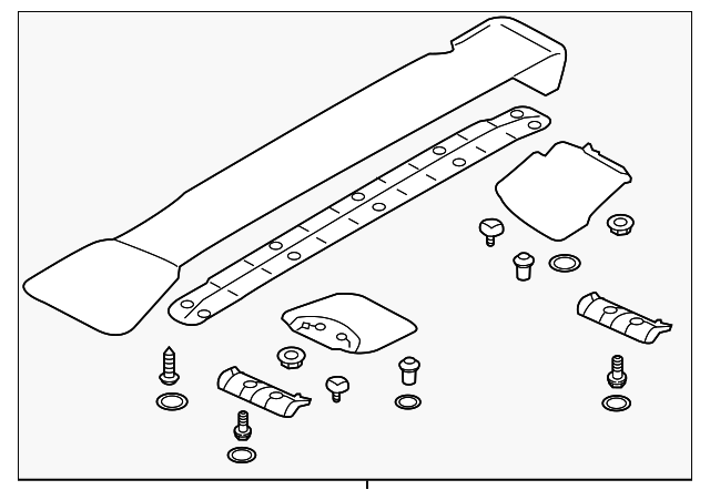 2011-2014 Subaru Impreza Spoiler Assembly 96061FG010NN | Subaru Parts Store