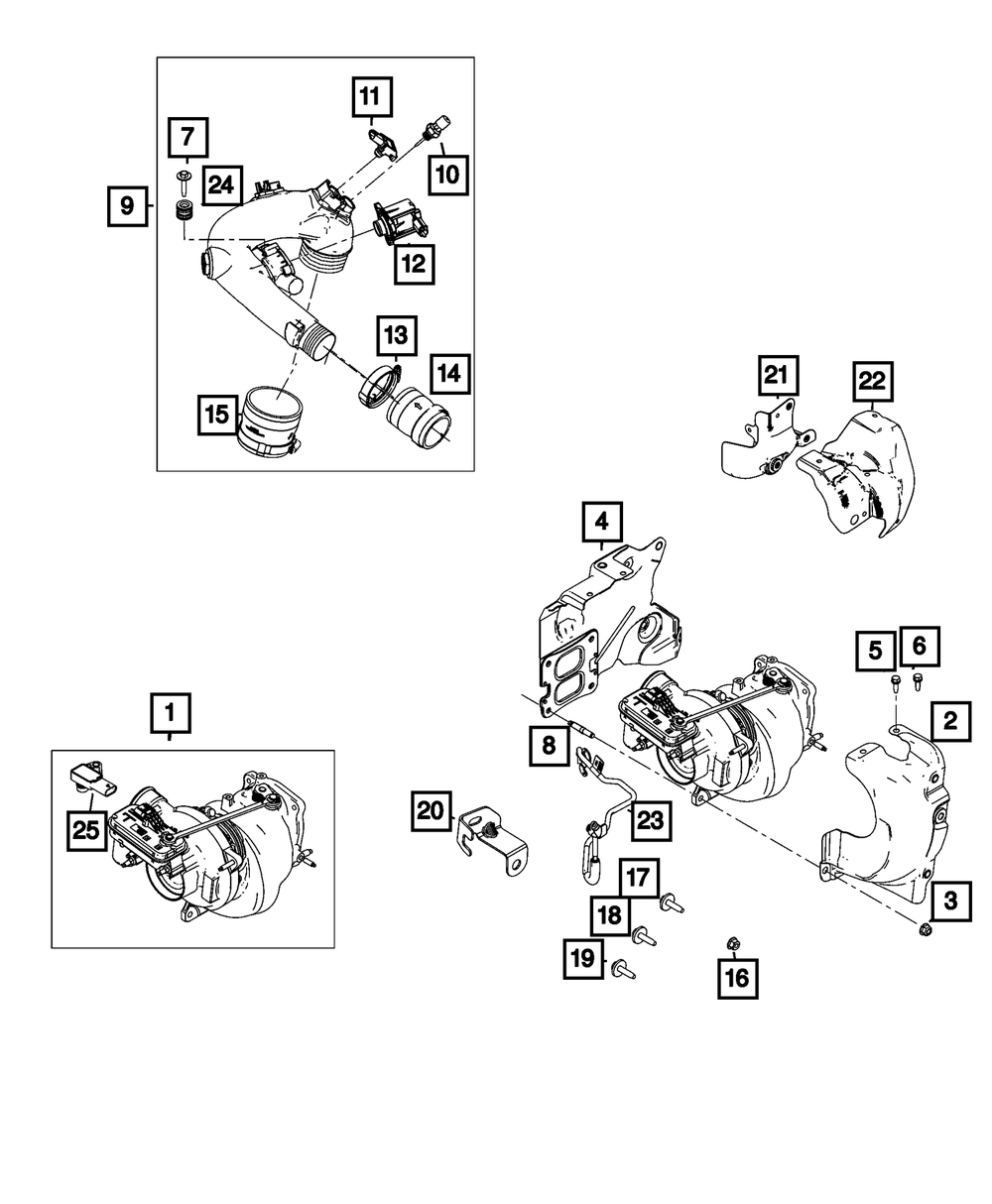05048582AB - Coolant Tube 2022-2025 Mopar | Big 3 Auto Parts