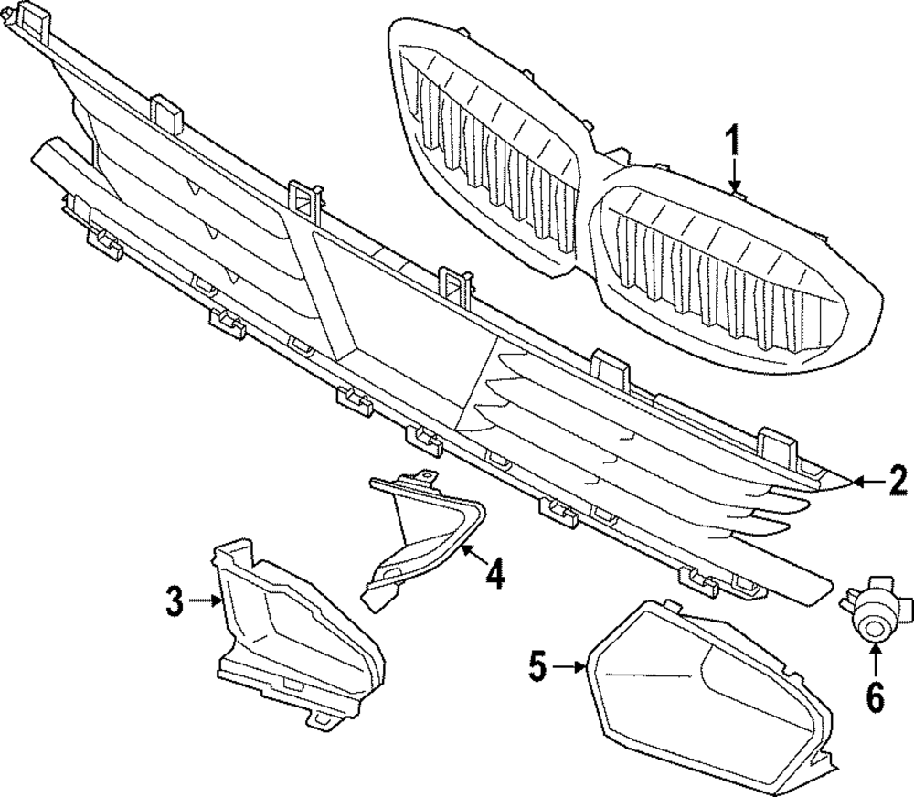 Genuine BMW 51-11-5-A1B-FC6 | Inlet Cover | FREE Shipping on Most ...