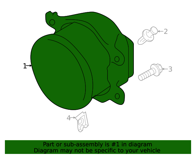 2018-2022 Subaru OEM NEW 2018-2019 Subaru WRX Legacy Passenger Side Fog ...