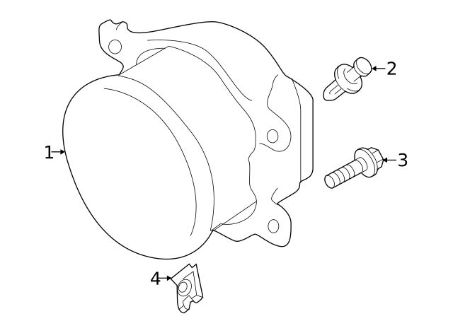 2018-2022 Subaru OEM NEW 2018-2019 Subaru WRX Legacy Passenger Side Fog ...