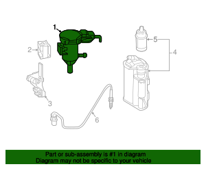 205-470-32-03-64 - Purge Valve 2015-2023 Mercedes-Benz | Mercedes-Benz ...