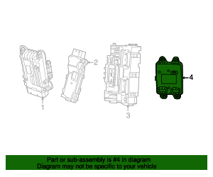 2017-2022 Jeep Compass Control Module 68280616aa | TascaParts.com