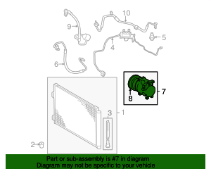 2006-2008 Toyota RAV4 Compressor Assembly 88310-42270 | Toyota Parts Center