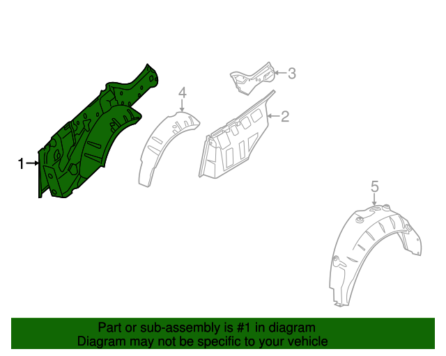 Genuine BMW 41-00-7-179-531 | Inner Panel Assembly | FREE Shipping on ...