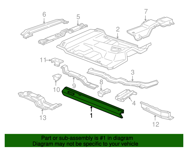 1998-2009 Mazda Rocker Panel 1F71-70-270 | OEM Parts Online
