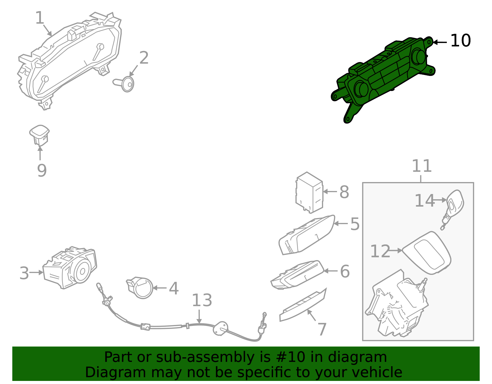 Genuine OEM Ford Part - Motorcraft™ HVAC Temperature Control Panel CCM ...