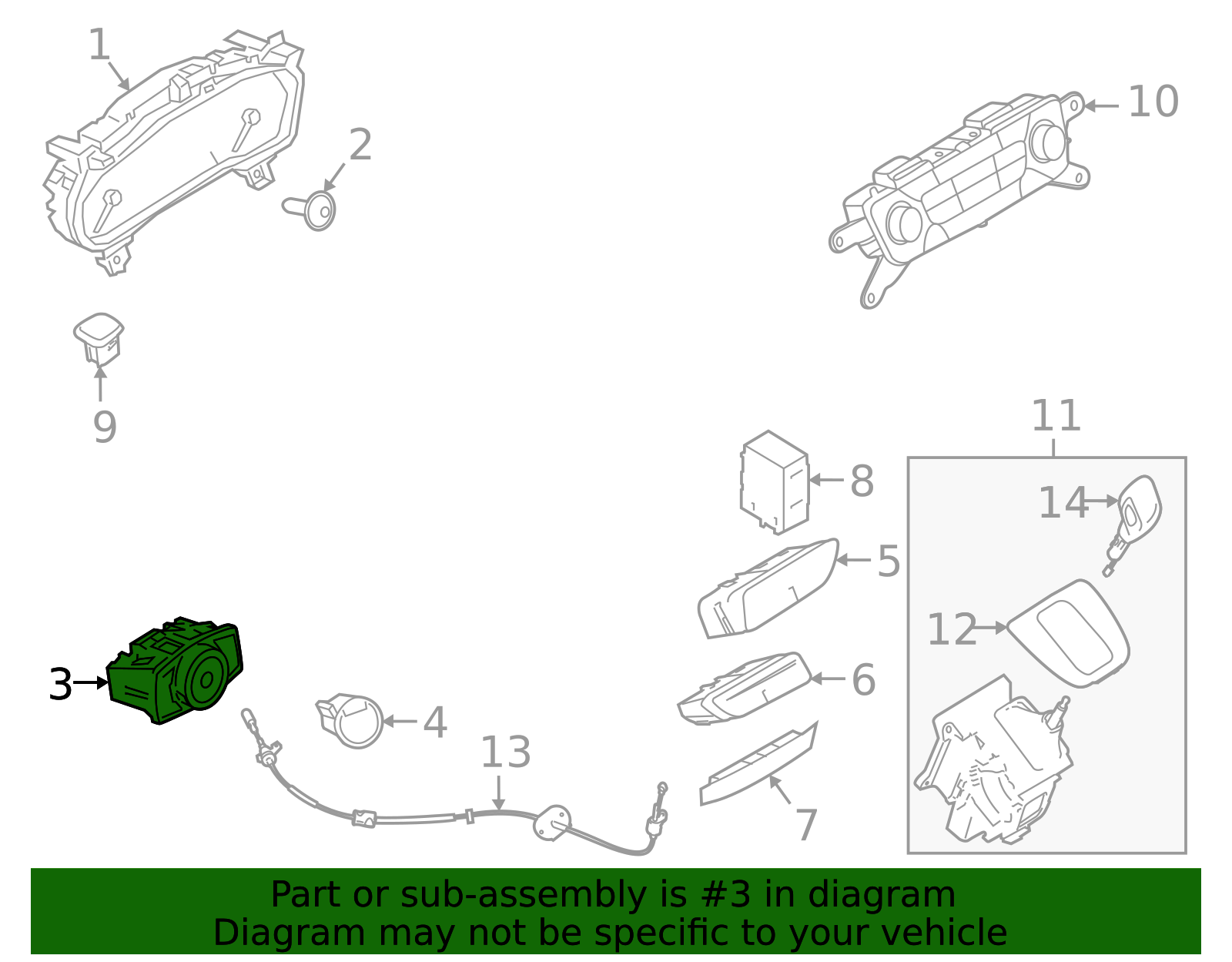 Genuine OEM Ford Part - Motorcraft™ Headlamp Switch SW-8138 | Genuine ...