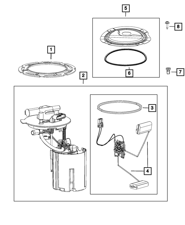 2013-2023 Mopar Plastic Snap-In Nut 6510785AA | QuirkParts