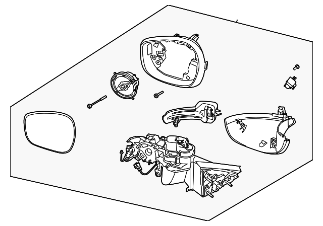 2021-2024 Ford Mustang Mach-E Mirror Assembly LJ8Z-17683-CA | OEM Parts ...