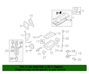 2008-2017 Audi Valve Cover Bolt 06B-103-831-J | Genuine Audi Parts