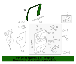 22978035 Molding - New OEM Part From GM Parts Direct | GM Parts Store
