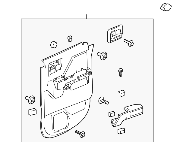 2016-2019 GM Door Trim Panel 84365036 GM | GMPartsDirect.com