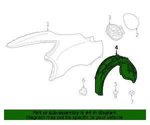 2020-2025 Toyota GR Supra Wheelhouse Liner 53807-WAA04 | Toyota San ...