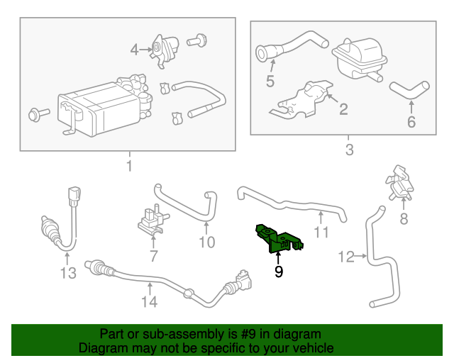 2009-2019 Toyota Vacuum Switch 25860-0V050 | OEM Parts Online