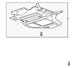 2013-2016 Chevrolet Passenger Side Underbody Rear Air Deflector ...