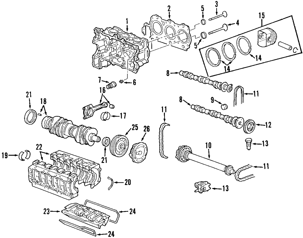 2000-2002 Porsche Boxster Cylinder Head 996-104-941-00 | Sunset Porsche ...