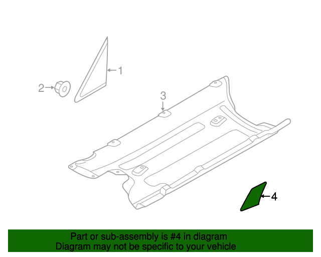 87549-A9000 - Stone Guard 2015-2021 Kia Sedona | Kia.Parts Store