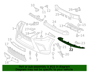 76853-60010 - Spoiler 2014-2023 Lexus GX460 | AutoNationParts.com
