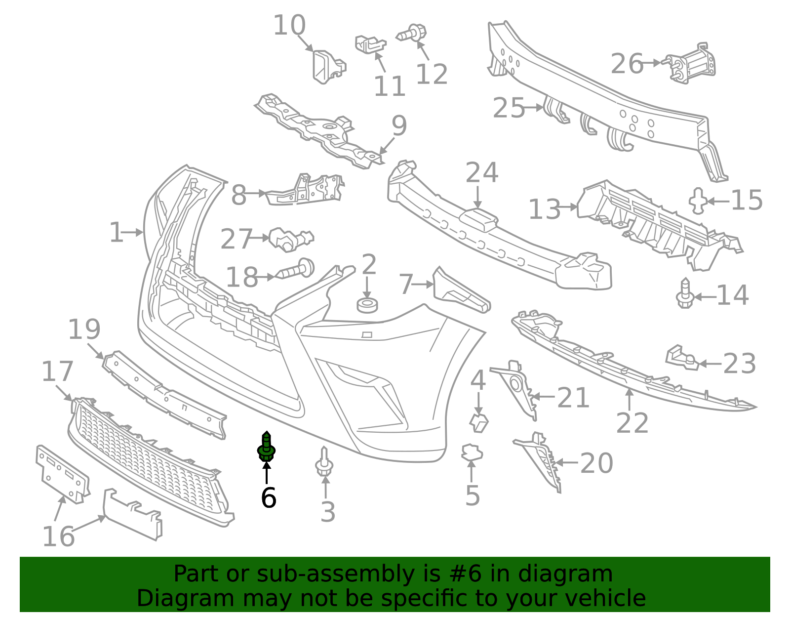 90109-06330 - 1998-2023 Lexus - Bumper Cover Screw | My L Parts