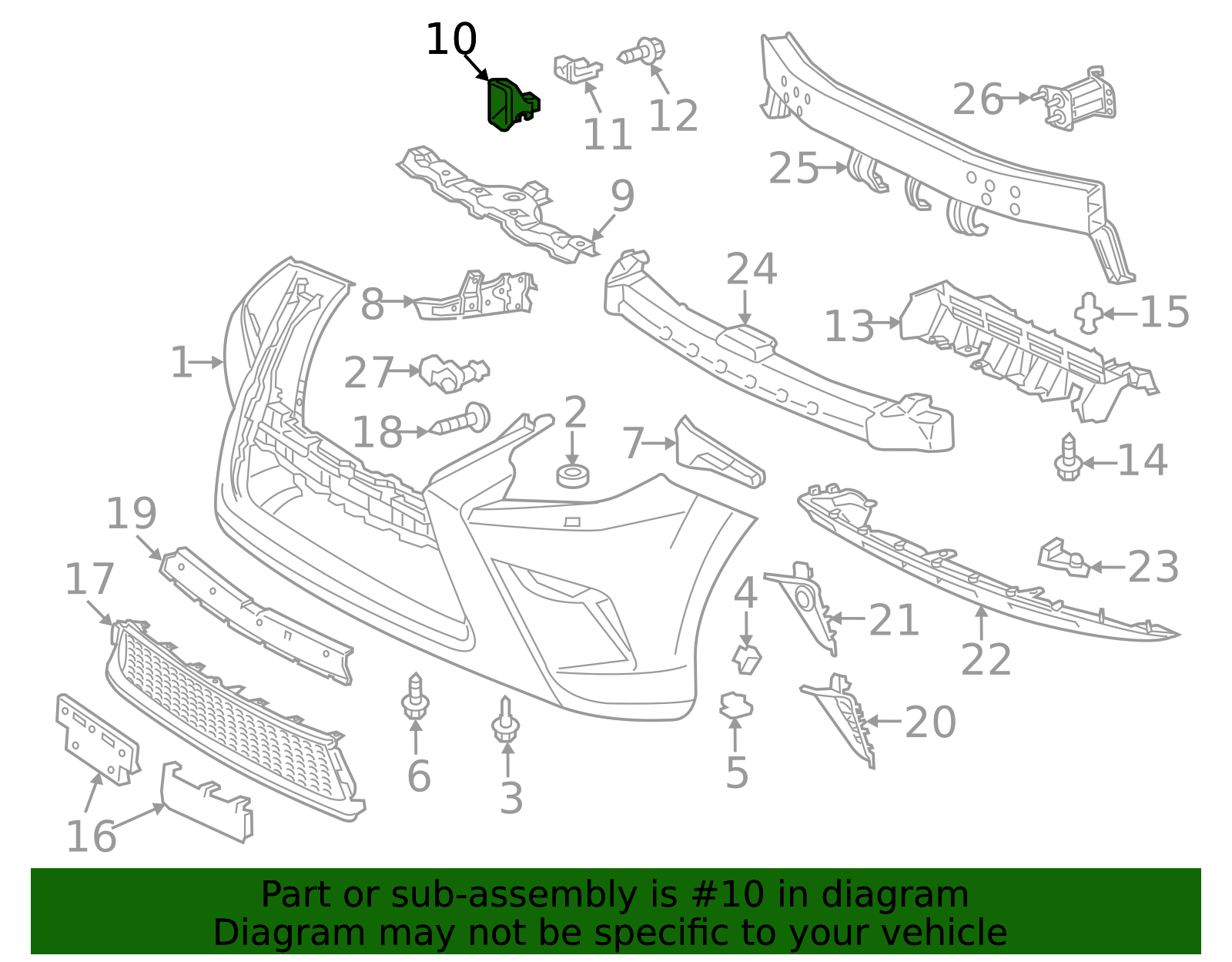 2014-2023 Lexus GX460 Center Support Retainer 52527-60030 | OEM Parts ...