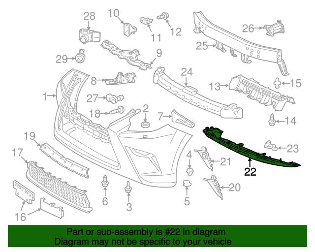 2017-2020 Lexus GX460 Spoiler PZ321-60192 | Genuine Lexus Parts