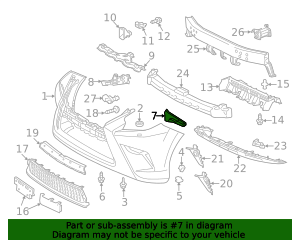 2014-2023 Lexus GX460 Side Support 52116-60230 | OEM Parts Online