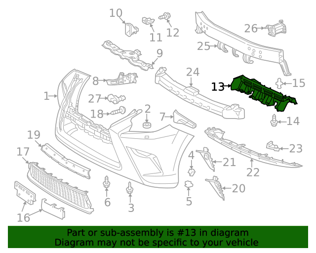 52129-60030 - Lower Cover 2014-2023 Lexus GX460 | Longo Lexus Parts