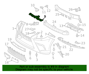 52506-60070 - Center Support 2014-2023 Lexus GX460 | Longo Lexus Parts