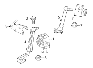 2020-2024 BMW Height Sensor 37146895467 | OEM Parts Online