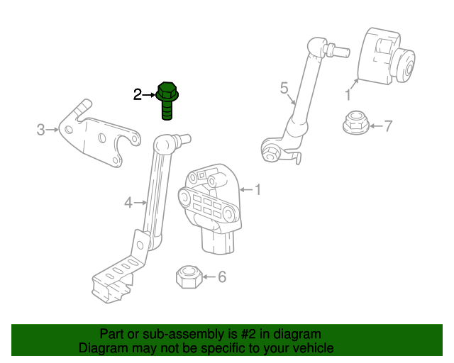 Genuine BMW 07-12-9-904-491 | Level Sensor Screw | FREE Shipping on ...