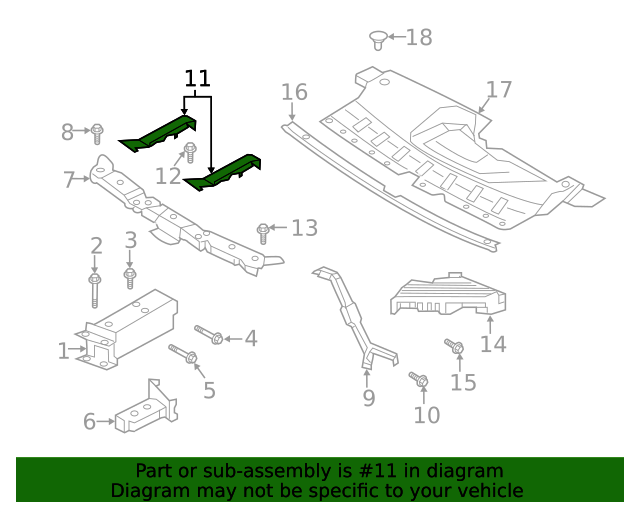 62290-5NA0A - Support Brace - 2019-2020 Infiniti QX50 | Discount ...