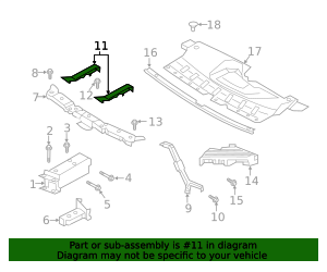 62290-5NA0A (622905na0a) - 2019-2020 Infiniti QX50 Support Brace ...