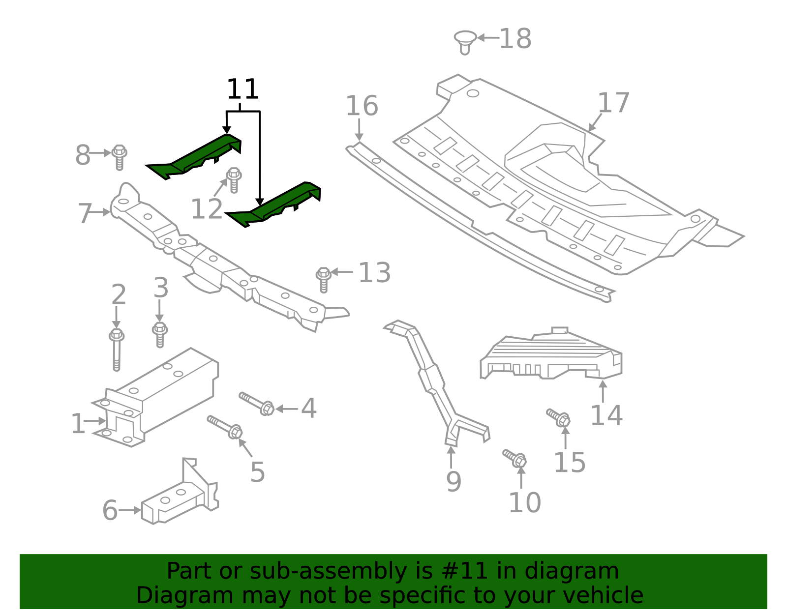 62290-5NA0A (622905na0a) - 2019-2020 Infiniti QX50 Support Brace ...