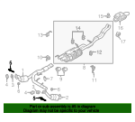 W716667-S900 - Catalytic Converter Stud - 2011-2021 Ford | Lasco Auto Parts