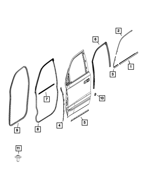 Weatherstrips and Seals for 2019 Ram 1500 | Mopar eStore