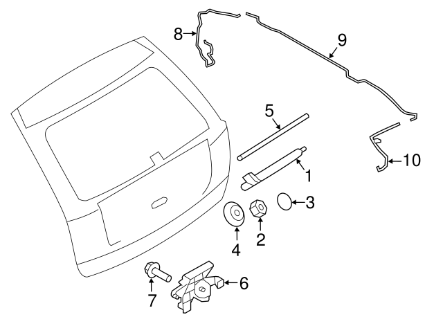 2007-2015 Ford Rear Blade 7T4Z-17528-ACA | OEM Parts Online