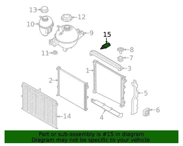 13628650714 - 2018-2023 BMW Cylinder Head Temp Sensor (13-62-8-650-714 ...