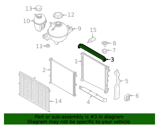 17-11-8-655-770 - Radiator Support Air Deflector 2019-2024 BMW ...